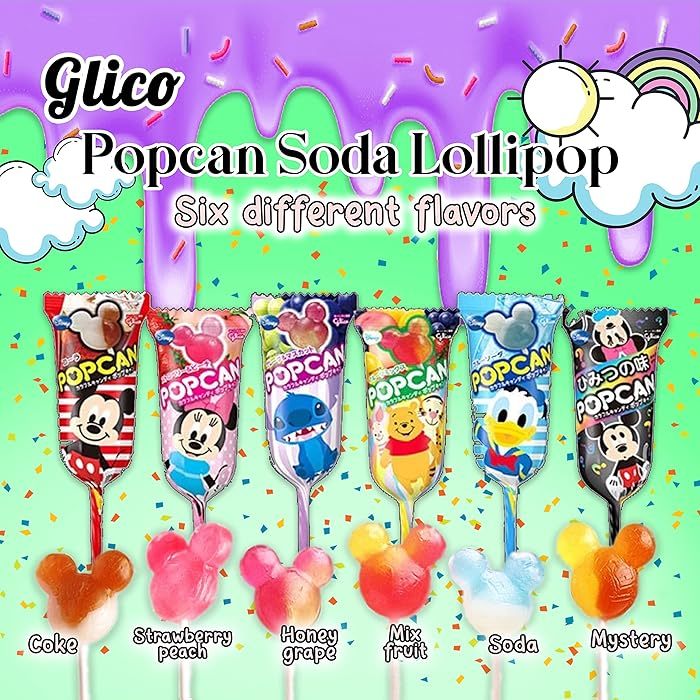 Disney Magical Mickey and Minnie Mouse Candy Lollipops 6-Piece Set ...