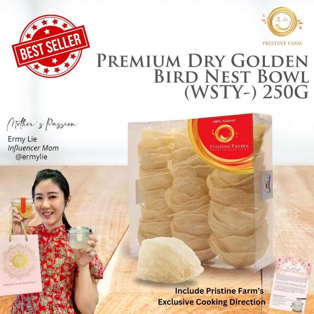 [SUPERIOR] 250g DRY BIRD NEST 7 TYPES Premium Bird Nest - 100% Natural ...