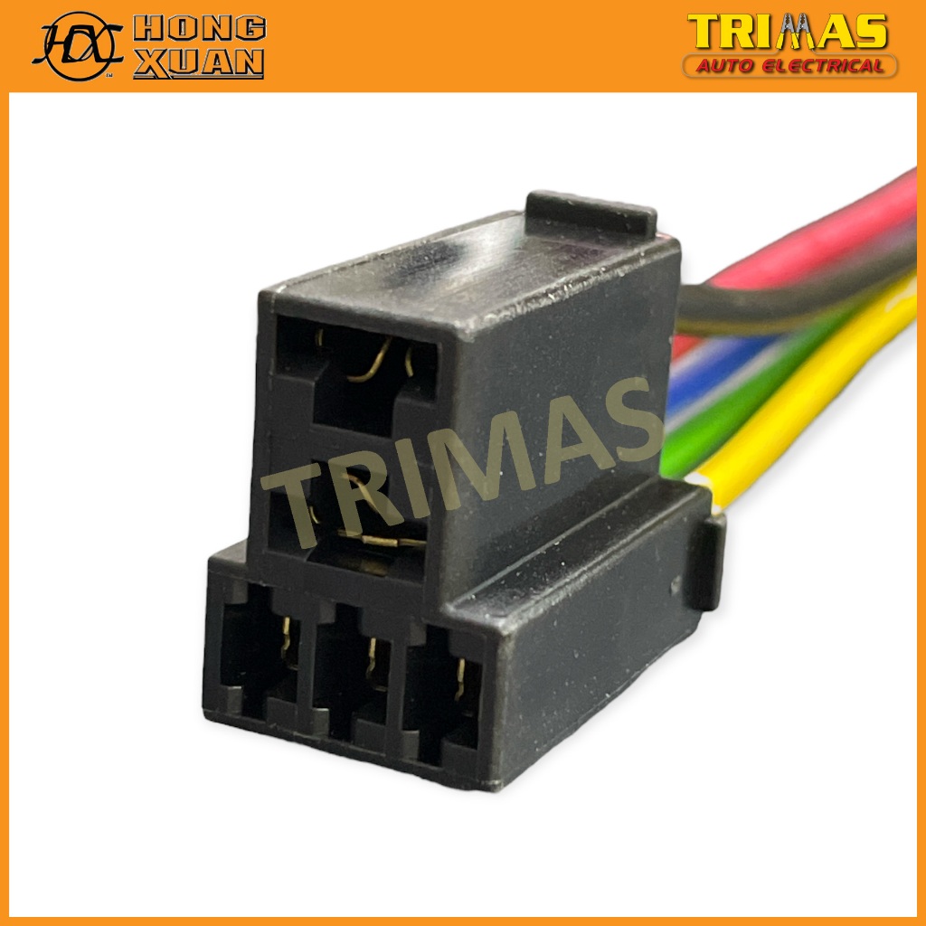 Proton Waja Wira Perodua Lamp Relay Connector Holder Socket 5 Pin ...