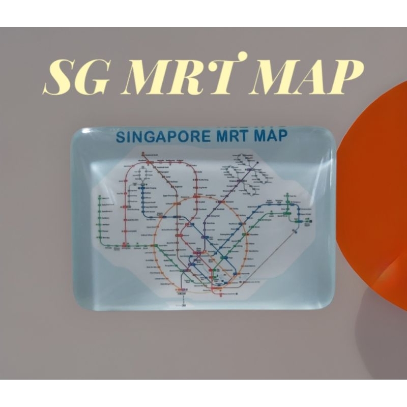 SG MRT Map - Singapore Gifts Souvenir Fridge Magnet | Shopee Singapore