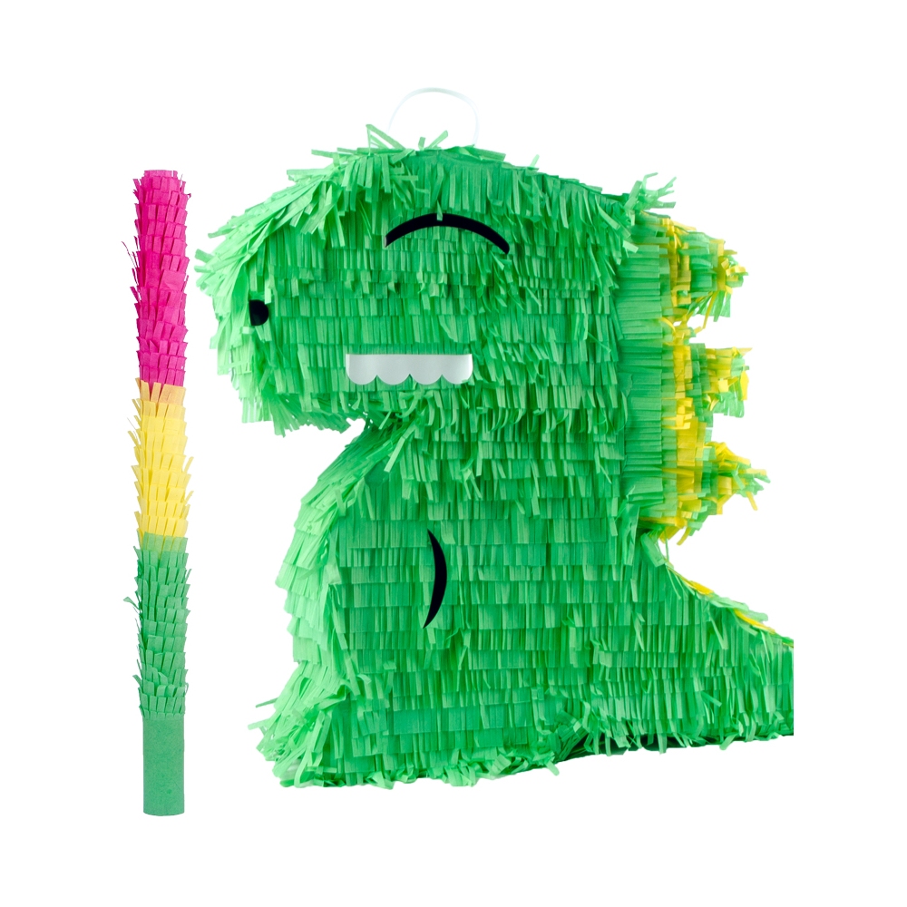 Rare Dinosaur Pinata For Party Playing (With Pinata Stick) (50cm x 50cm ...