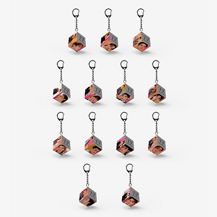 SEVENTEEN Mini Cube Keyring (17 RIGHT HERE) | Shopee Singapore