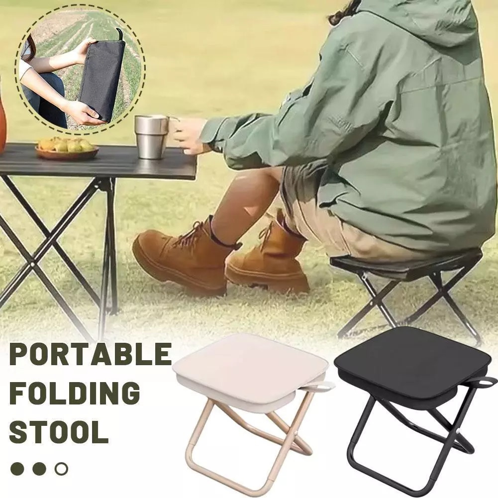 Foldable Stool Field Chair Small Folding Portable Outdoor Chair Camping ...