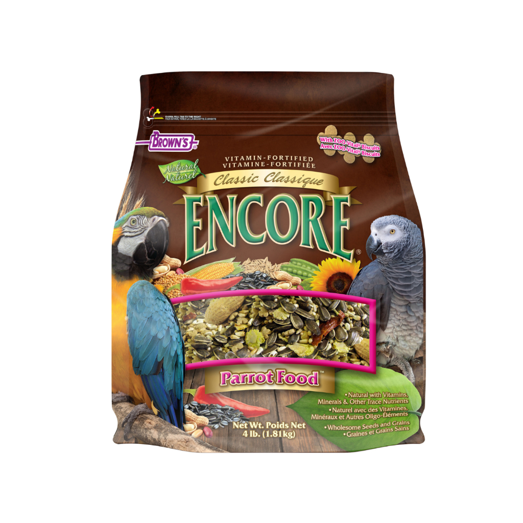 Brown's Encore Classic Natural Parrot Food | Shopee Singapore
