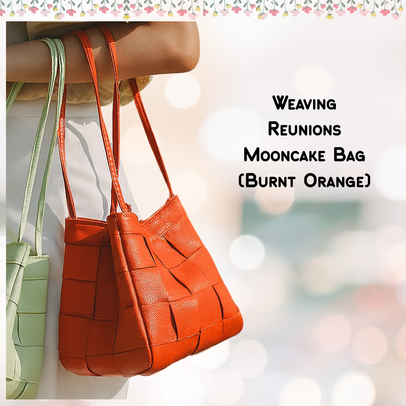 [Mdm Ling Bakery]Weaving Reunions Mooncake Bag (Burnt Orange ...