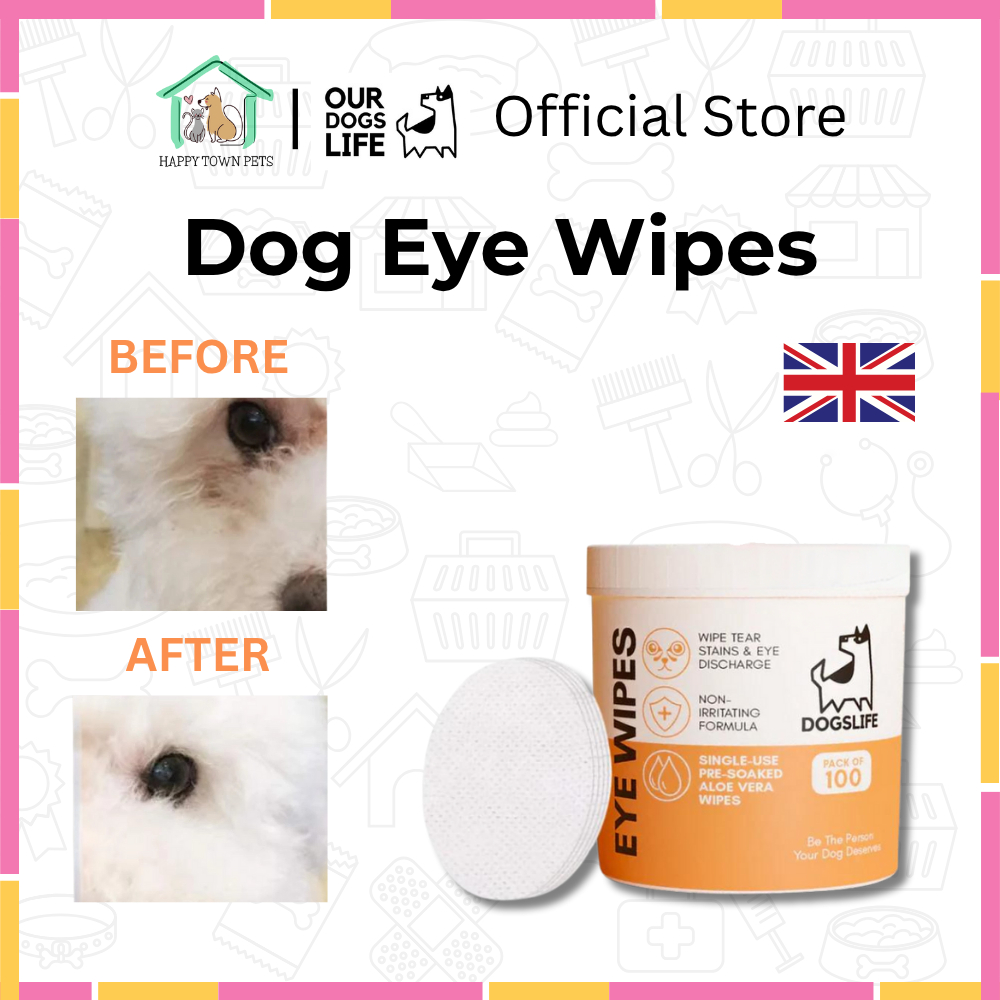Dogs life Dog Eye Cleaning Wipes | Dog Eye Wipes | Dog Eye Stain ...