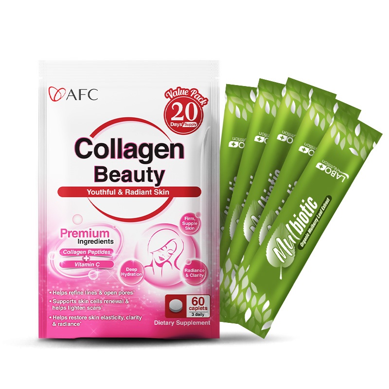 [Gift with Purchase] AFC Collagen Beauty 60s + LABO Mulbiotic sachets ...