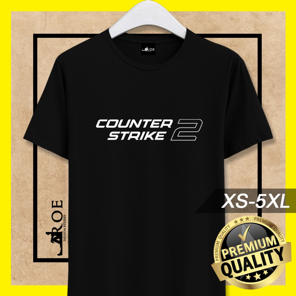 Baju Tshirt Counter Strike 2 Men Women Lelaki Perempuan Unisex XS-5XL ...