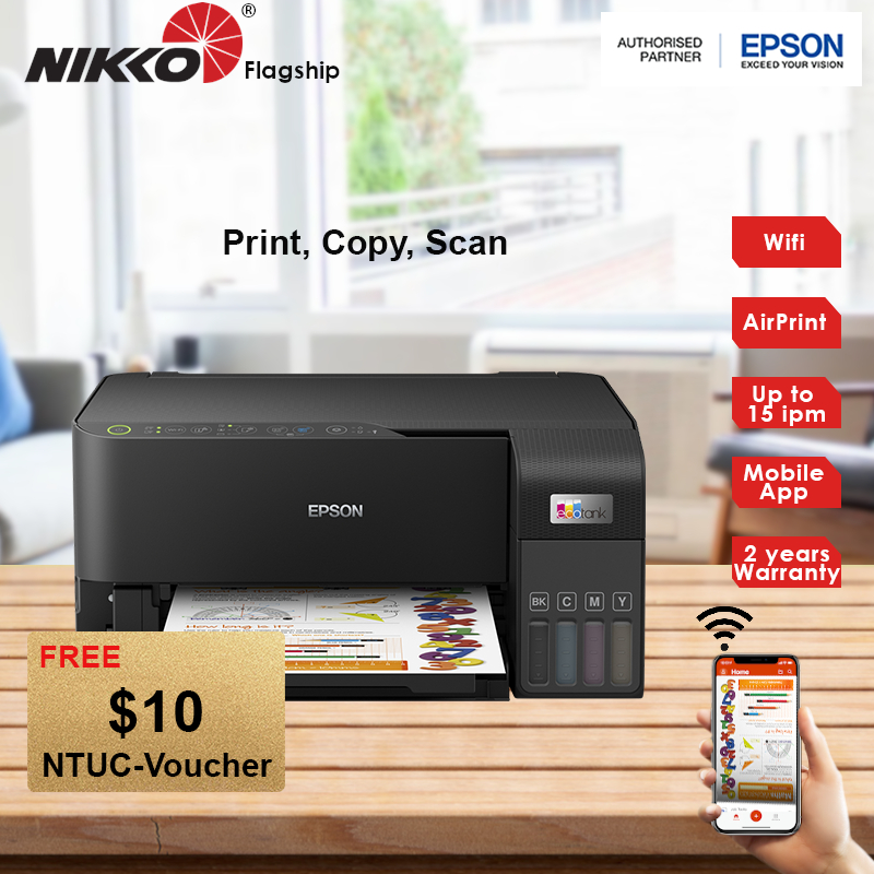 [Local Warranty] Epson EcoTank L3550 All-in-One Colour Ink Tank Inkjet ...