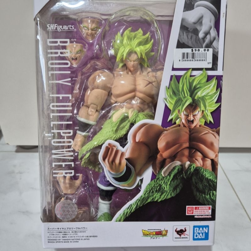 Authentic Dragon Ball Super: Broly Super Saiyan Broly Full Power Bandai ...
