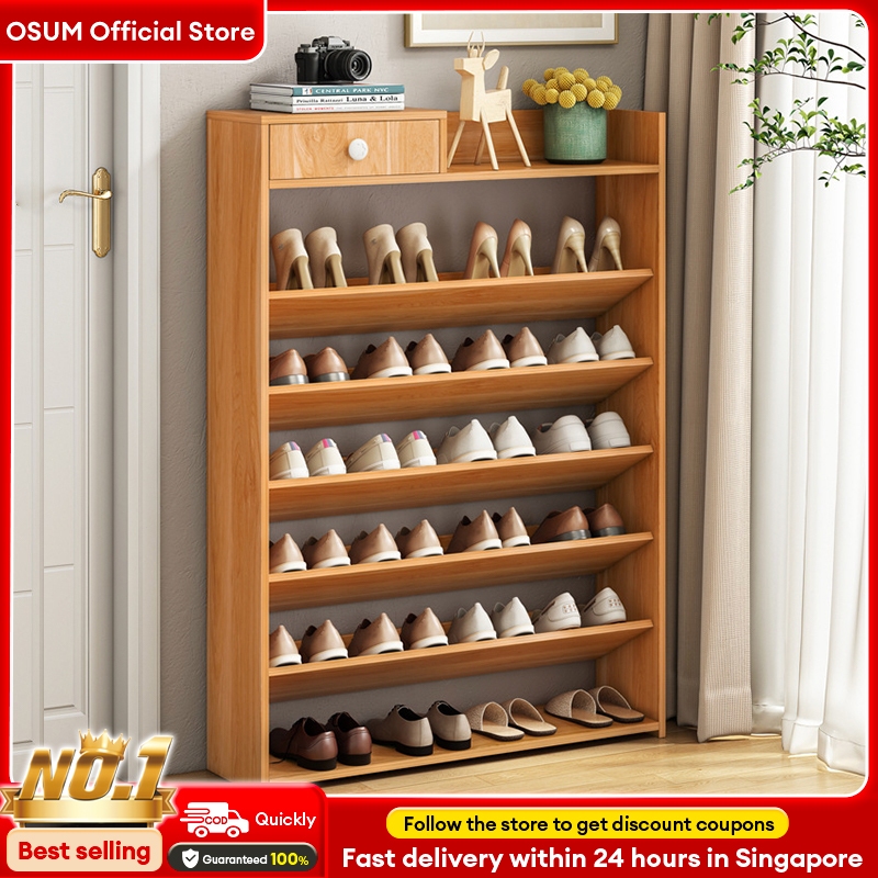 OSUM Simple shoe rack Multifunction Shoe Rack Simple entry small ...