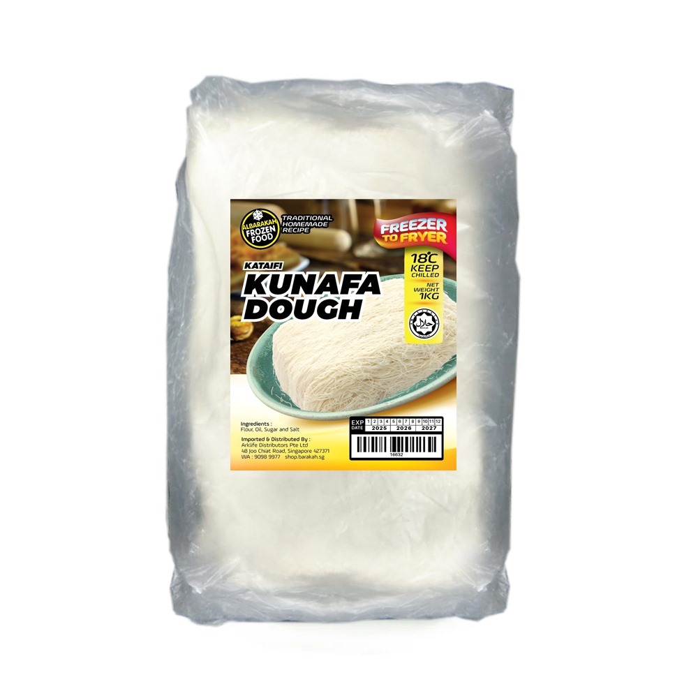 Al Barakah Frozen, Kunafa Dough Assorted Colours, 1 kg | Shopee Singapore