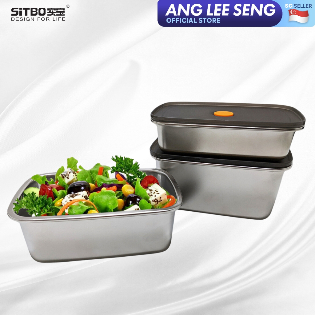 Sitbo 304 Stainless Steel Food Storage Container | Shopee Singapore