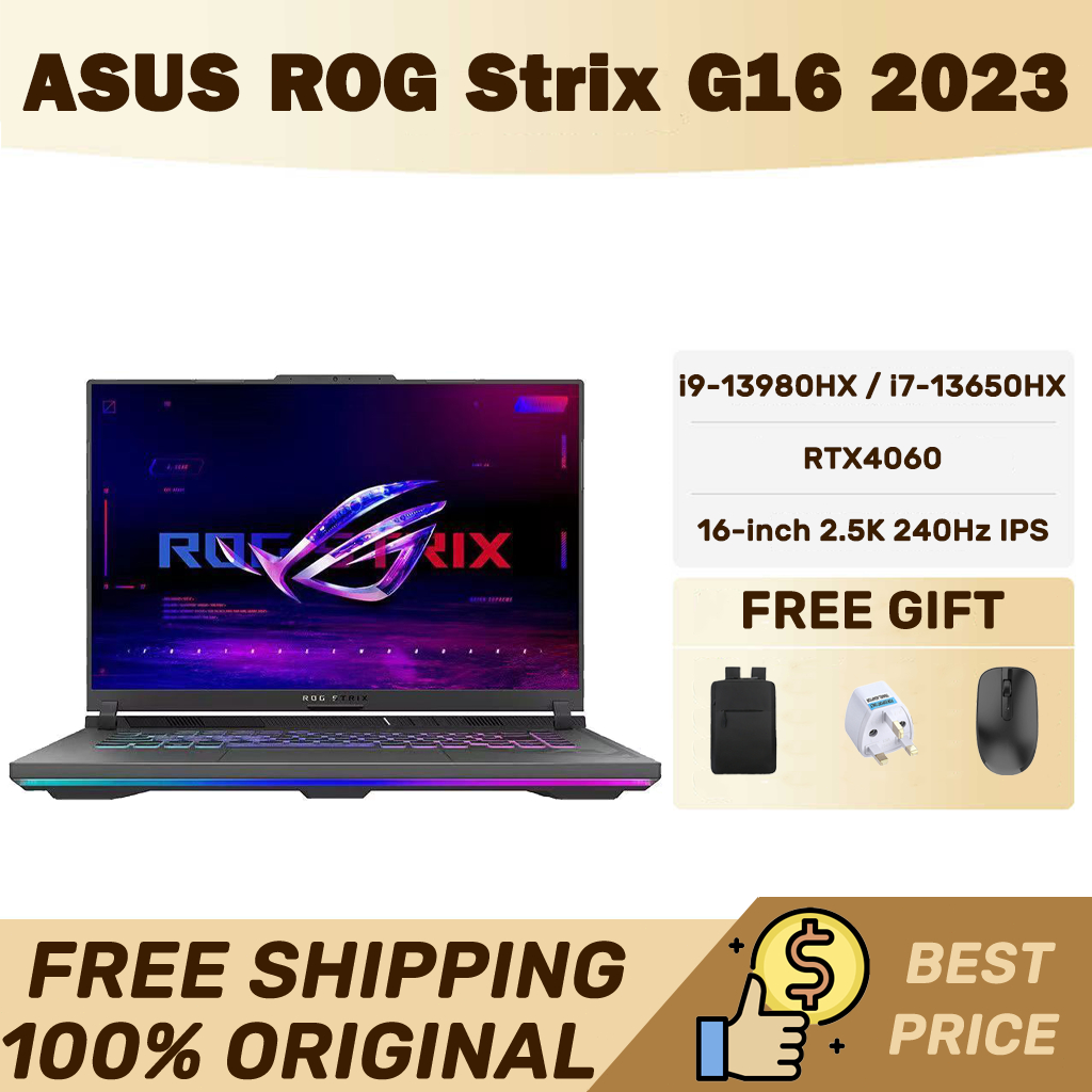ASUS ROG Strix G16 2023 i9-13980HX / i7-13650HX RTX4060 16-inch 2.5K ...
