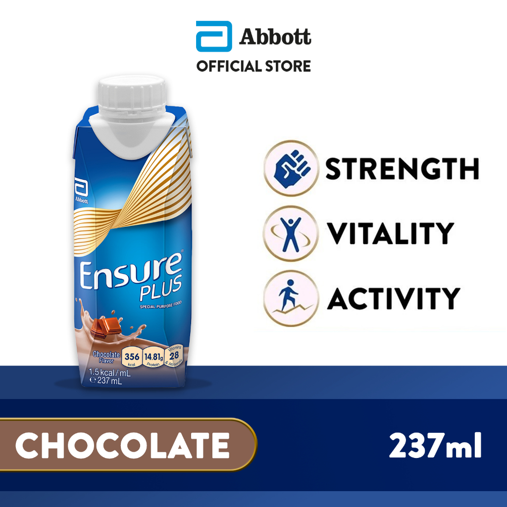 Ensure® Plus Chocolate 237ml | Shopee Singapore