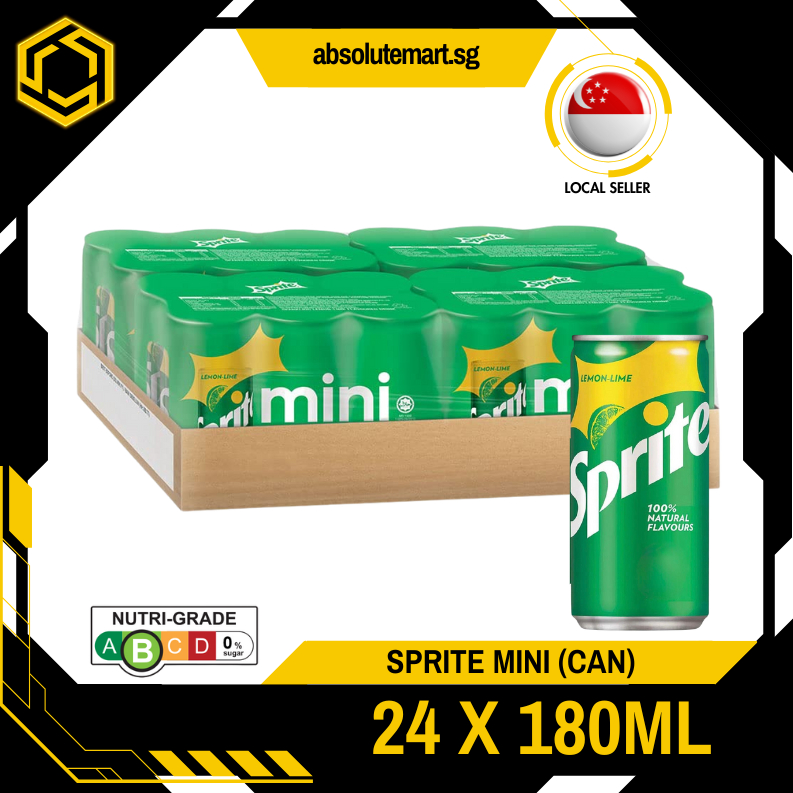 SPRITE MINI 180ML X 24 (CAN) | Shopee Singapore