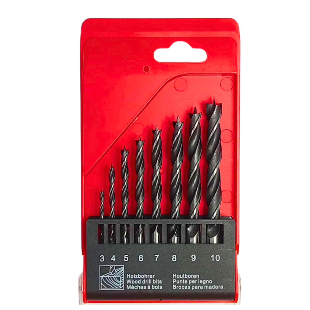 [SG STOCK] 8PC WOOD DRILL BIT SET Carpenter Quality Brad Point Drill ...