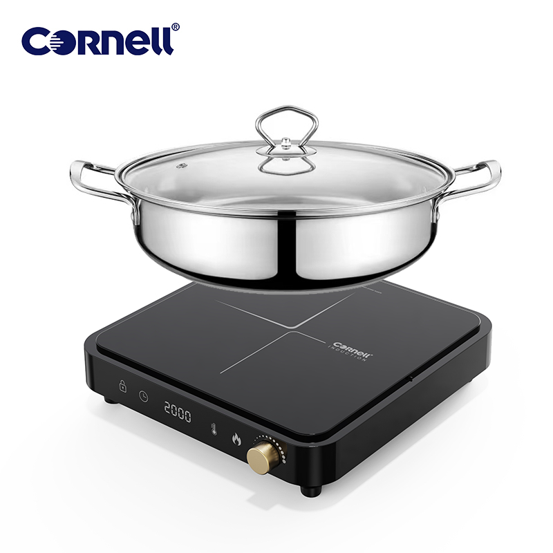 Cornell Induction Cooker 2000W with Premium Stainless Steel Pot ...