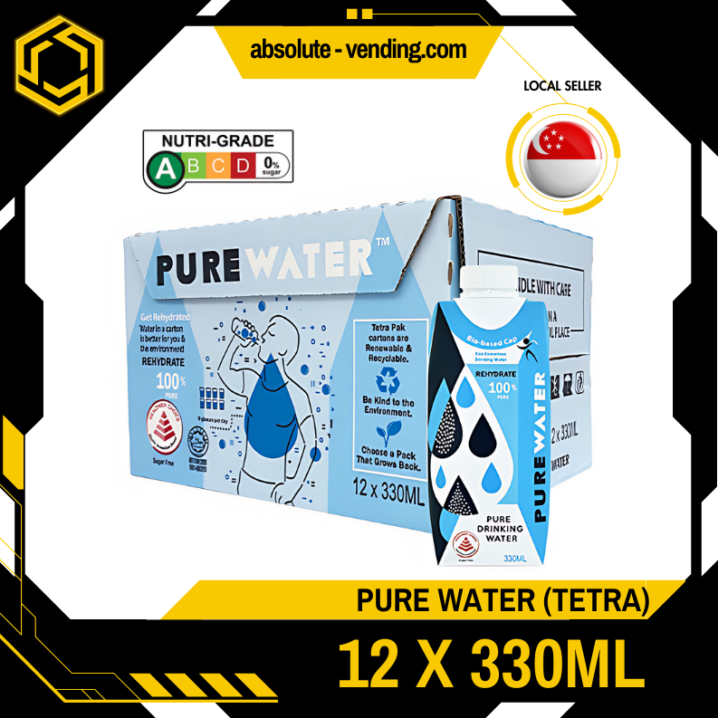 PURE WATER 330ML X 12 (TETRA) | Shopee Singapore