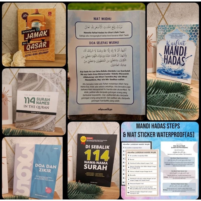 [SG Seller] Religious Books-365 Doa dan Zikir/Mandi Hadas/Musafir Jamak ...