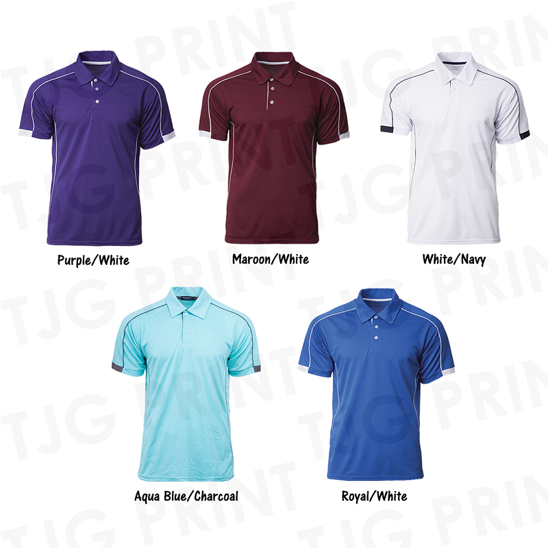 Two Tone Dri Fit Polo | Shopee Singapore
