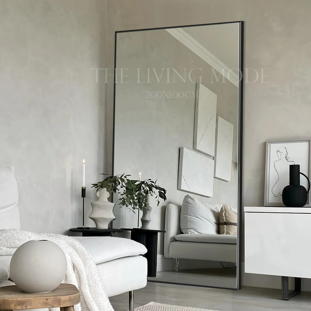 Full Length Standing Mirror | Salon Wall Mirror | Horizontal Mirror *SG ...