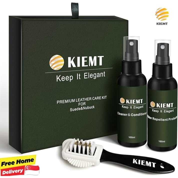 KIEMT Suede & Nubuck Care Kit Suede Care Set Suede Cleaner Conditioner ...