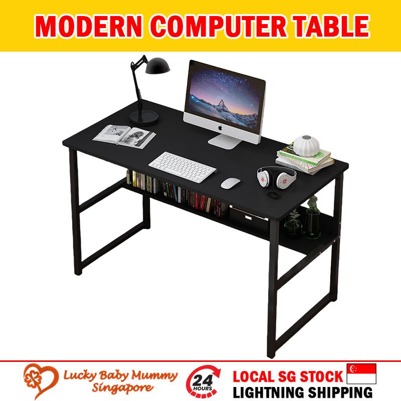 【A51】Modern Study Computer Table / Office Desk | Shopee Singapore