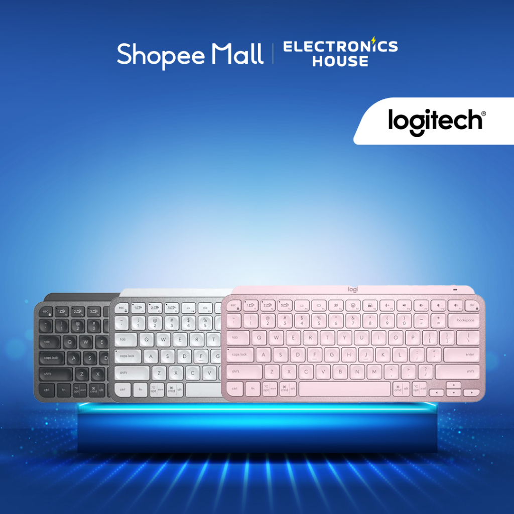 Logitech MX Keys Mini Minimalist Wireless Illuminated Keyboard, Compact ...