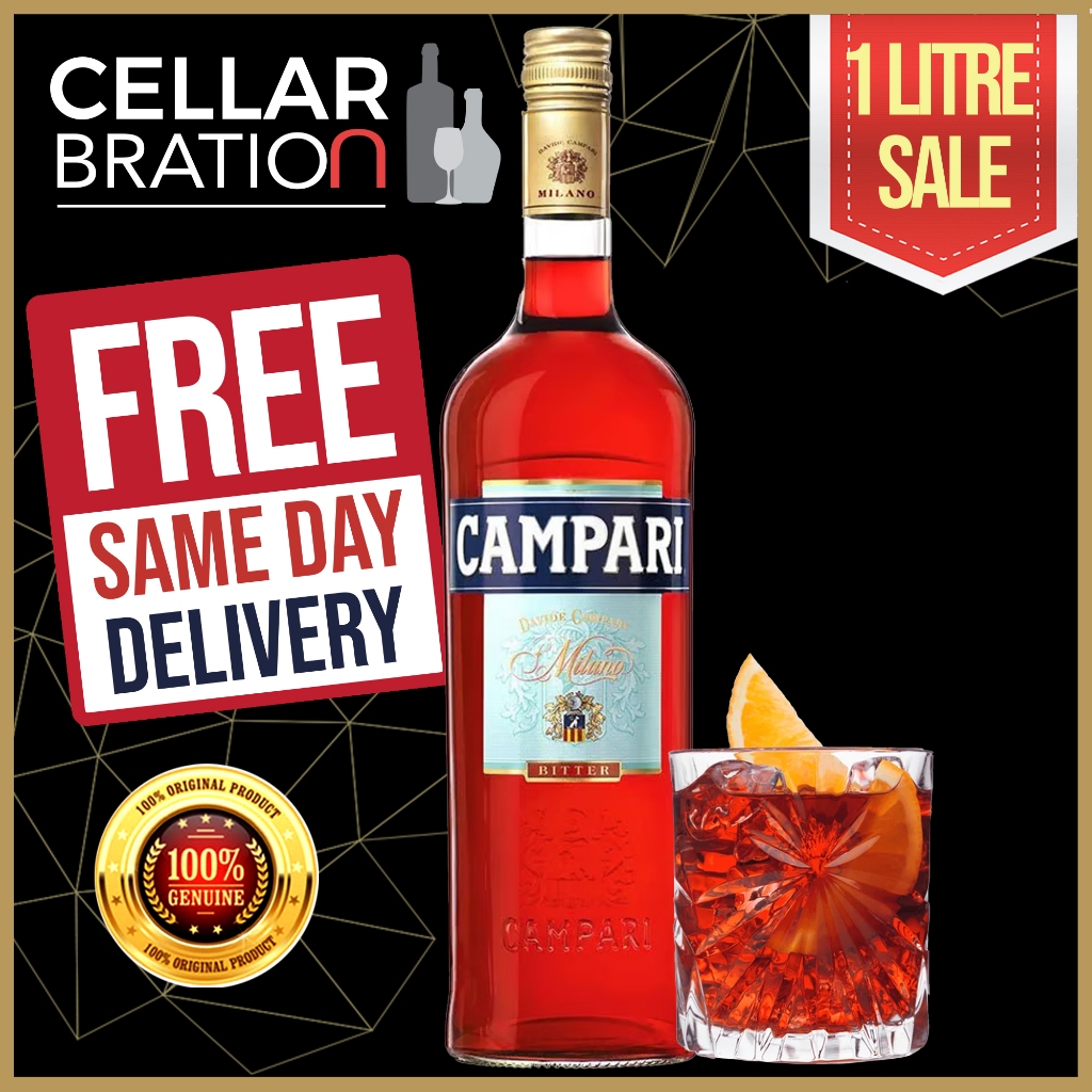 Campari Aperitif 1000ml (1L) | Shopee Singapore