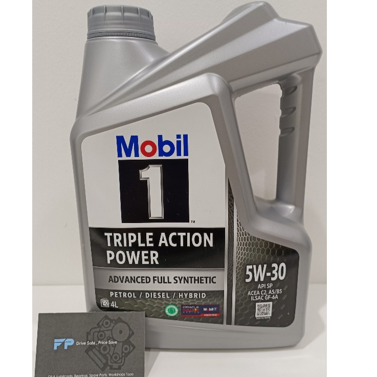 Mobil 1 5W30 Triple Action Power Fully Synthetic Motor Oil 4L (SG ...