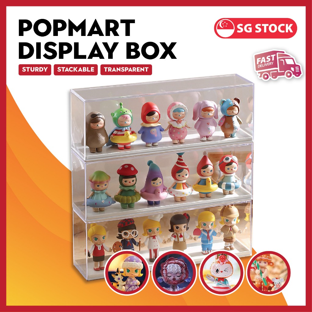 [SG STOCK] Display Cabinet Transparent Box Stackable Popmart Blind ...
