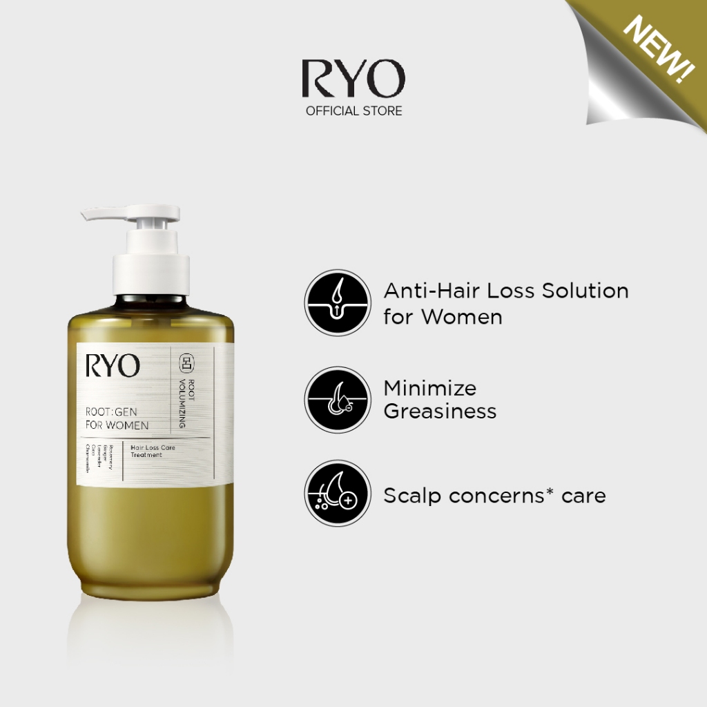 Ryo Root:Gen Hair Loss Care Treatment 515ml | Shopee Singapore