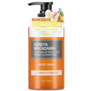 KUNDAL Honey & Macadamia Pure Natural Moisturizing Refreshing Body Wash ...