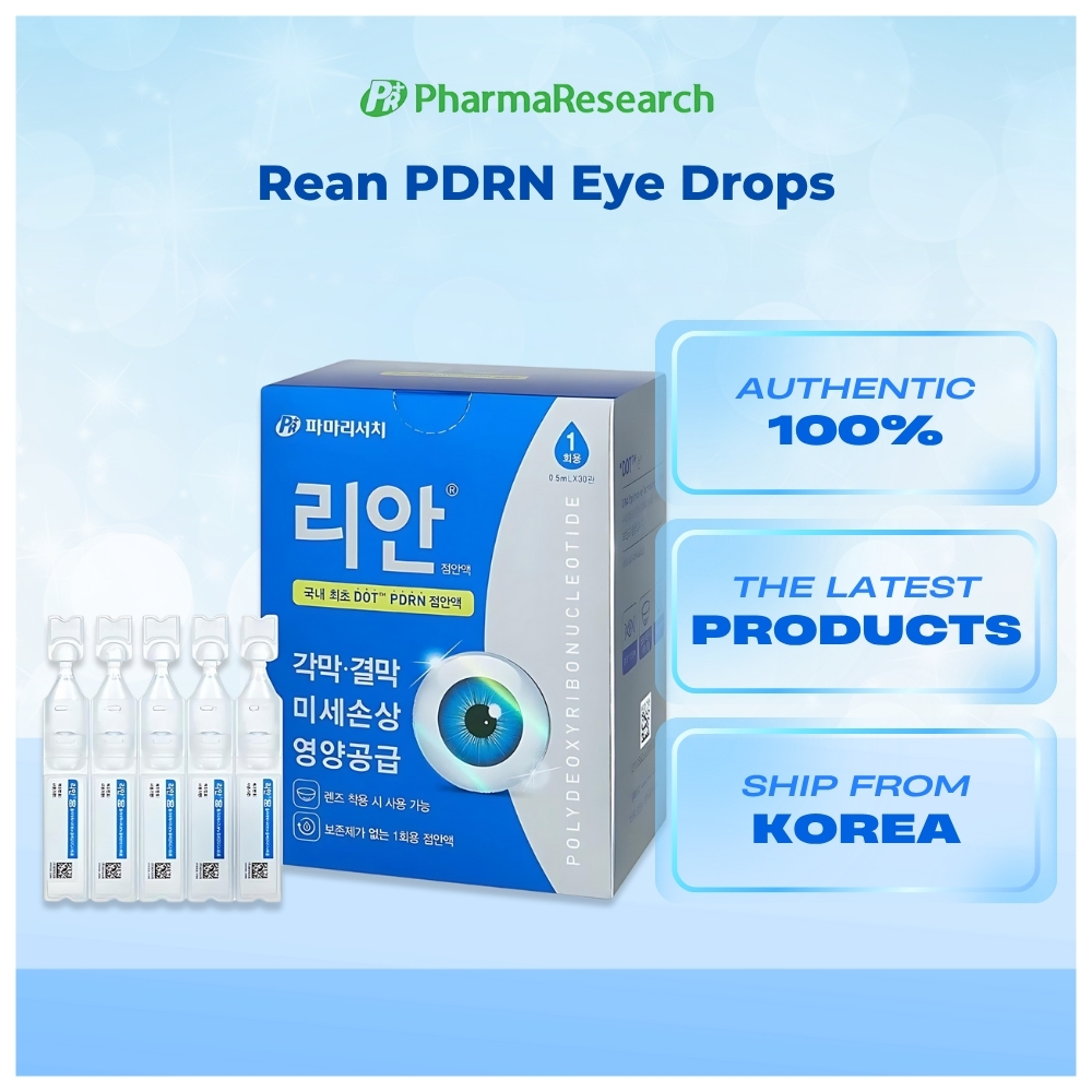Rean PDRN Eye Drops | Preservative-Free Artificial Tears | 0.5ml x 30 ...