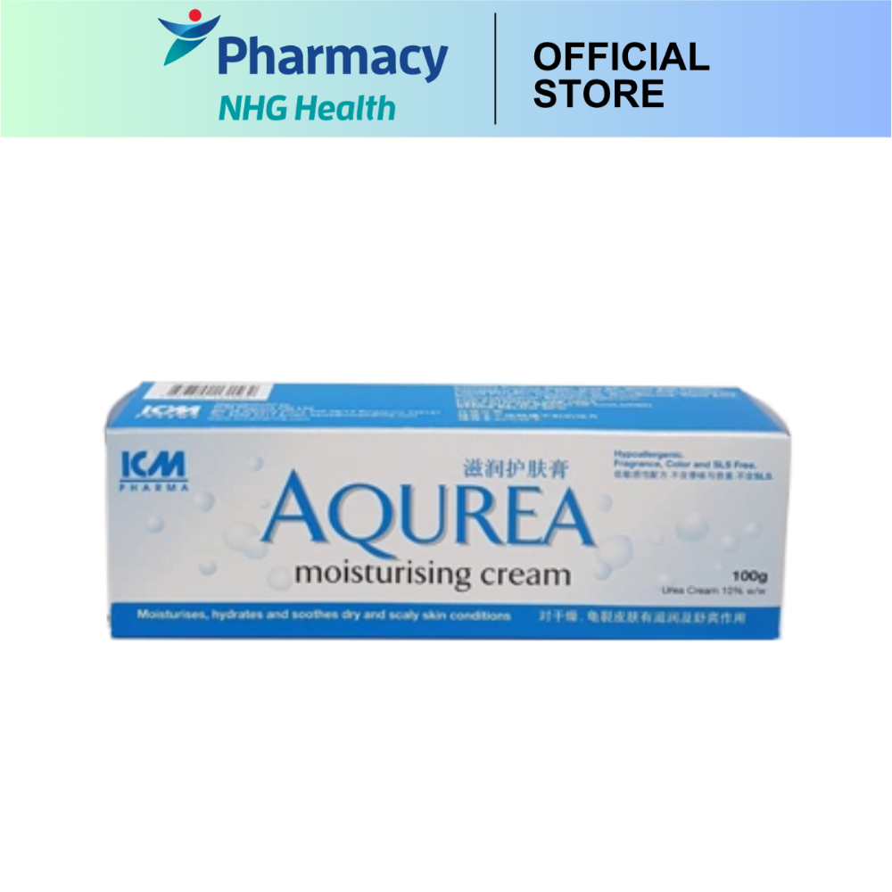 ICM Aqurea Moisturising Cream 100g (Urea Cream 10% 100g) | Shopee Singapore