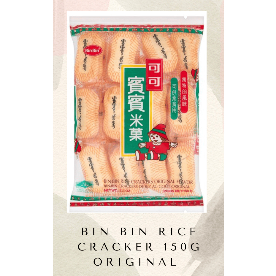 Bin Bin Rice Crackers Original/Seaweed 150g | Shopee Singapore