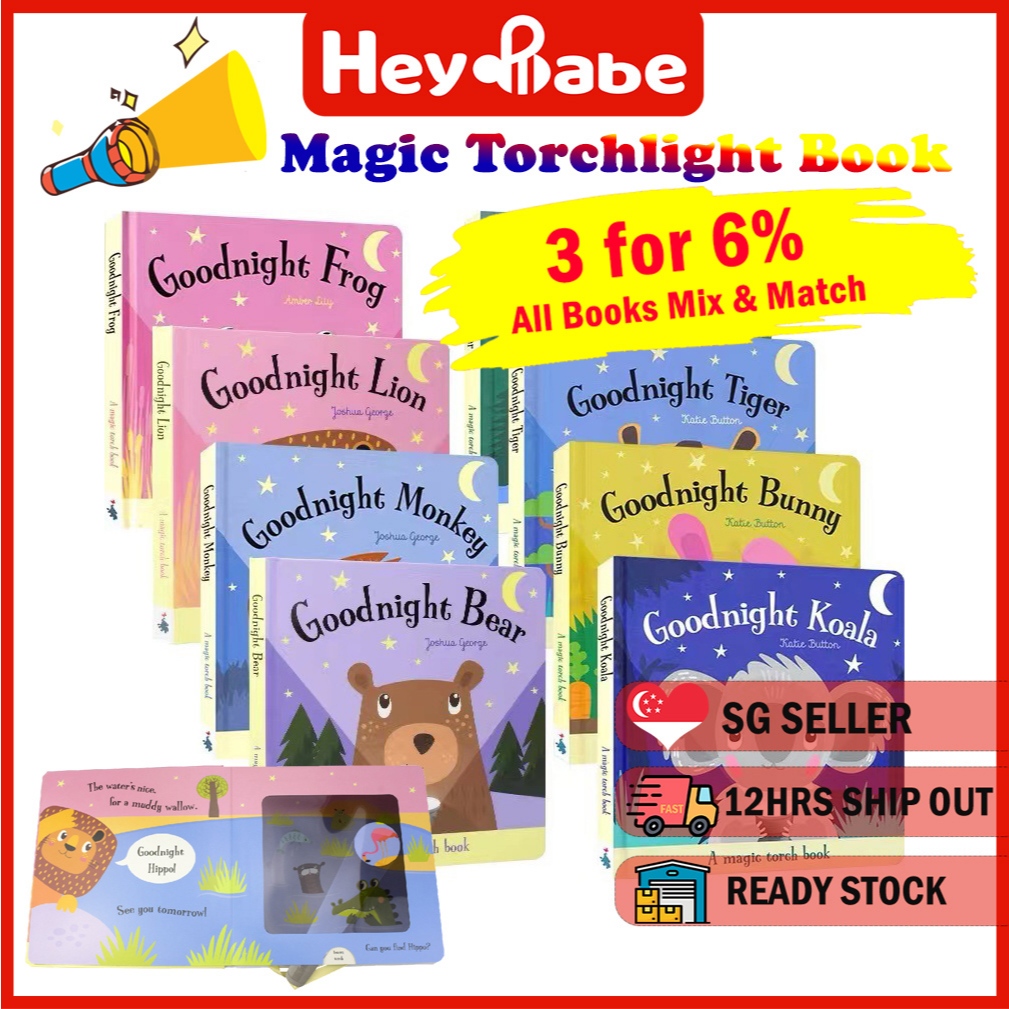Magic Torchlight Story Books, Goodnight Series, Fun & Interactive board ...