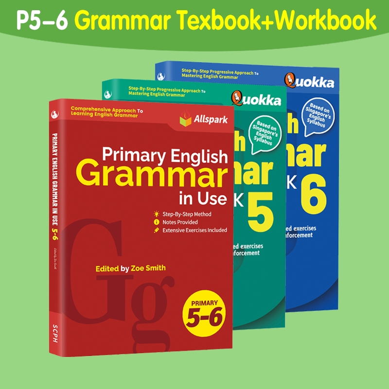 T【SG STOCK】Primary English Grammar in Use Primary Assessment Book 1-6 P1-P6 狮城奶爸推荐 Grammar BOOK ...