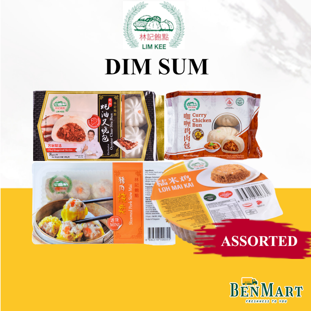 [BenMart Frozen] Lim Kee Assorted Pau & Dim Sums - Singapore - Bun Pao ...