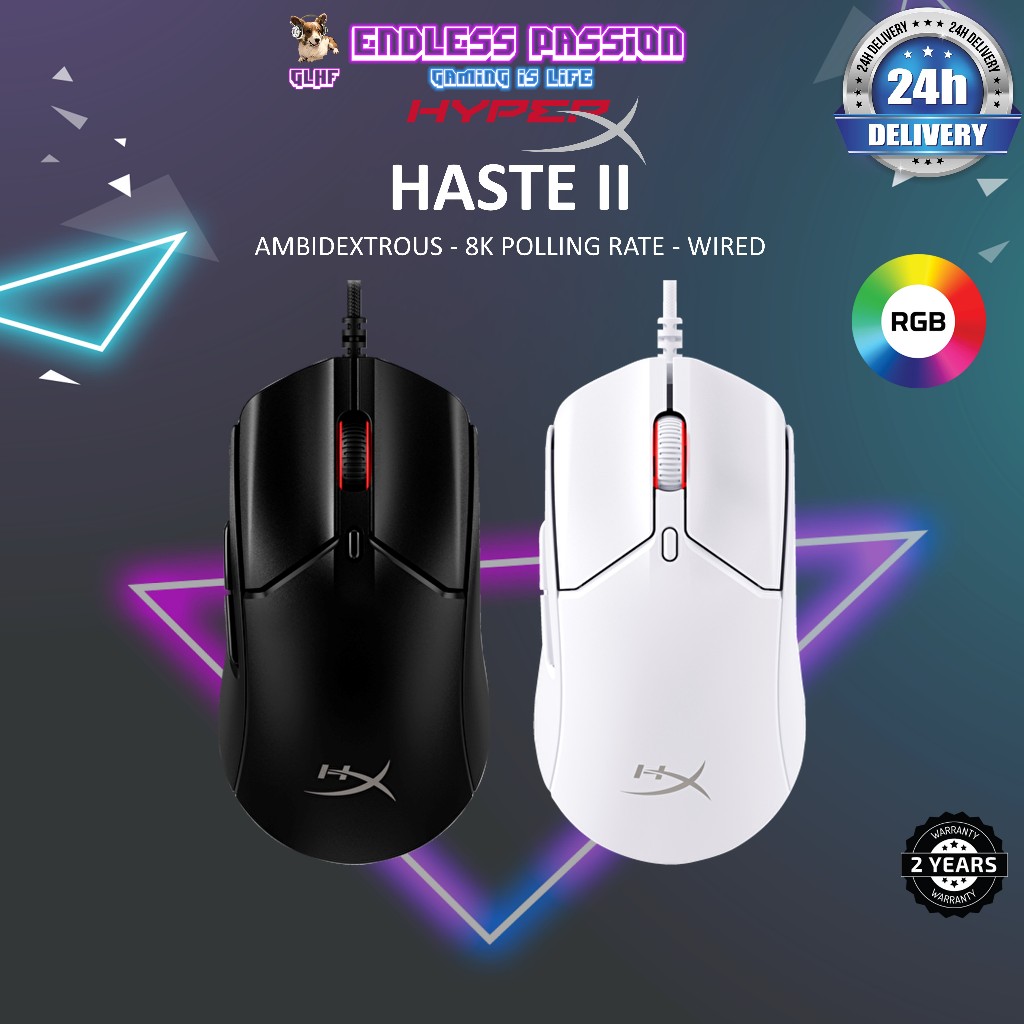 HyperX Pulsefire Haste II – Wired Gaming Mouse | Shopee Singapore