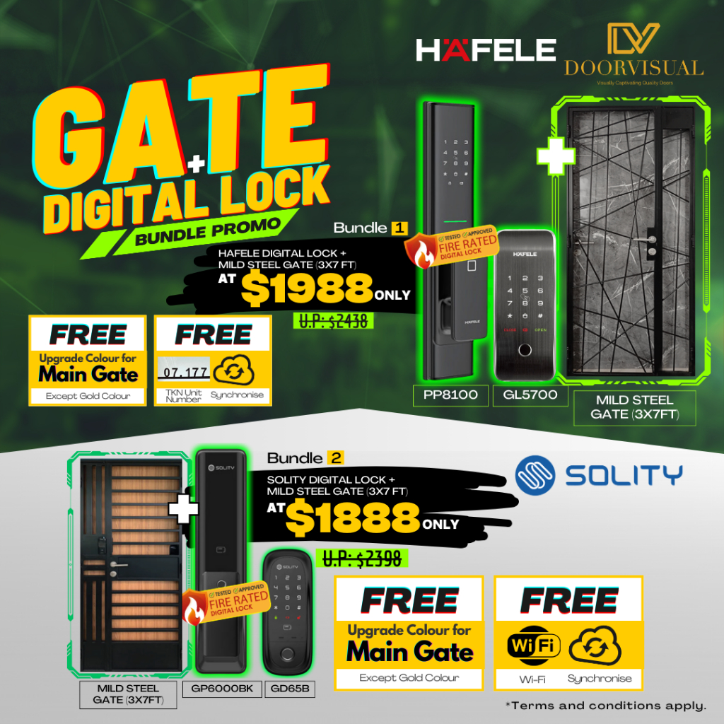 Special Offer Sale - Mild Steel Gate + Fire-rated Digital Door & Gate ...