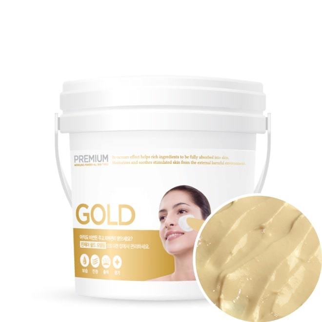 [LINDSAY] Premium Cool (Gold) modeling mask pack (Rubber pack 820g ...