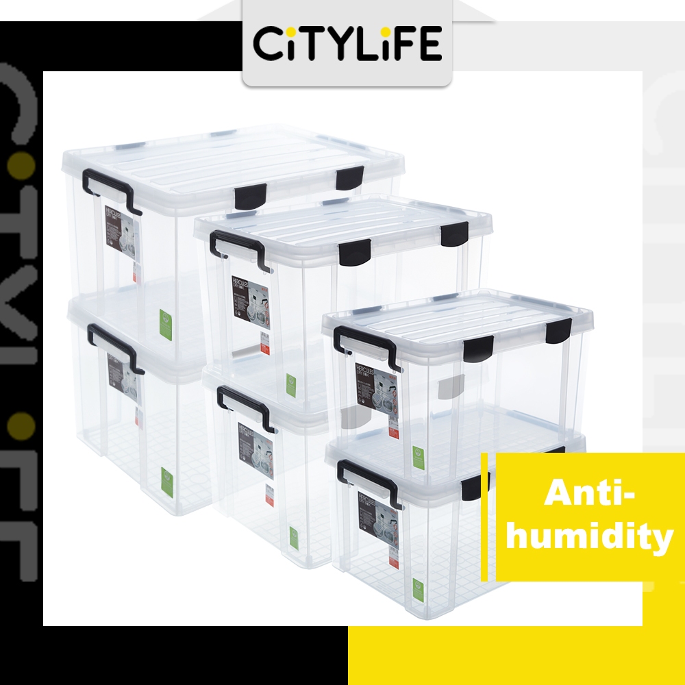 Citylife 26L / 40L /55L Hercules Anti-Humidity Storage Box Stackable ...