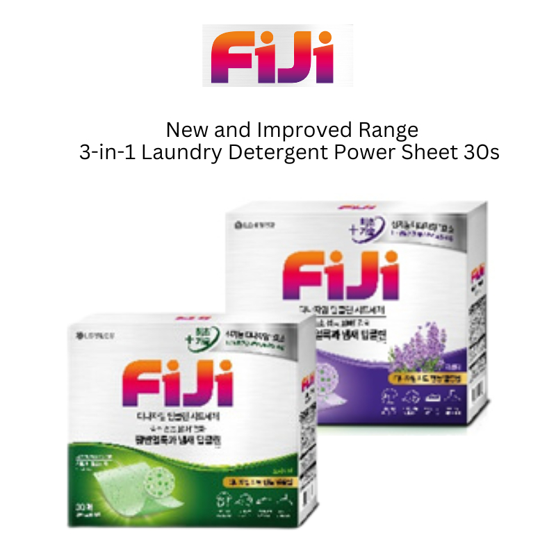 [Bundle of 2] (NEW)LG Fiji Soluble Laundry Detergent Sheet 30 sheets ...