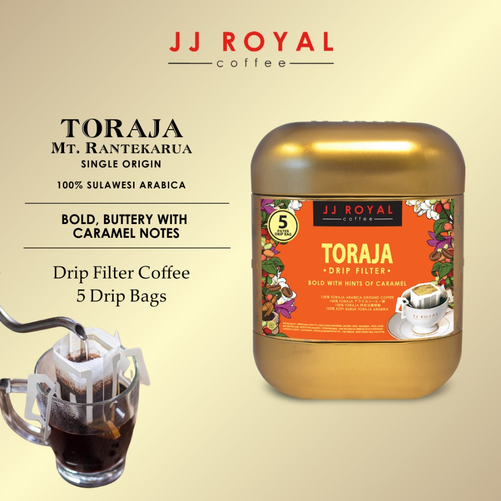 JJ Royal Coffee | Toraja 100% Single Origin Sulawesi Arabica Coffee ...
