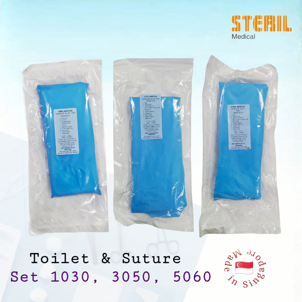 Steril Medical Toilet & Suture Set (3 Types) | Shopee Singapore
