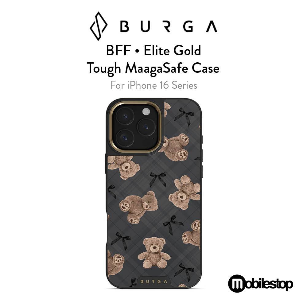 BURGA iP 16 Pro / 16 Pro Max BFF Elite Gold Tough MaagaSafe Case ...