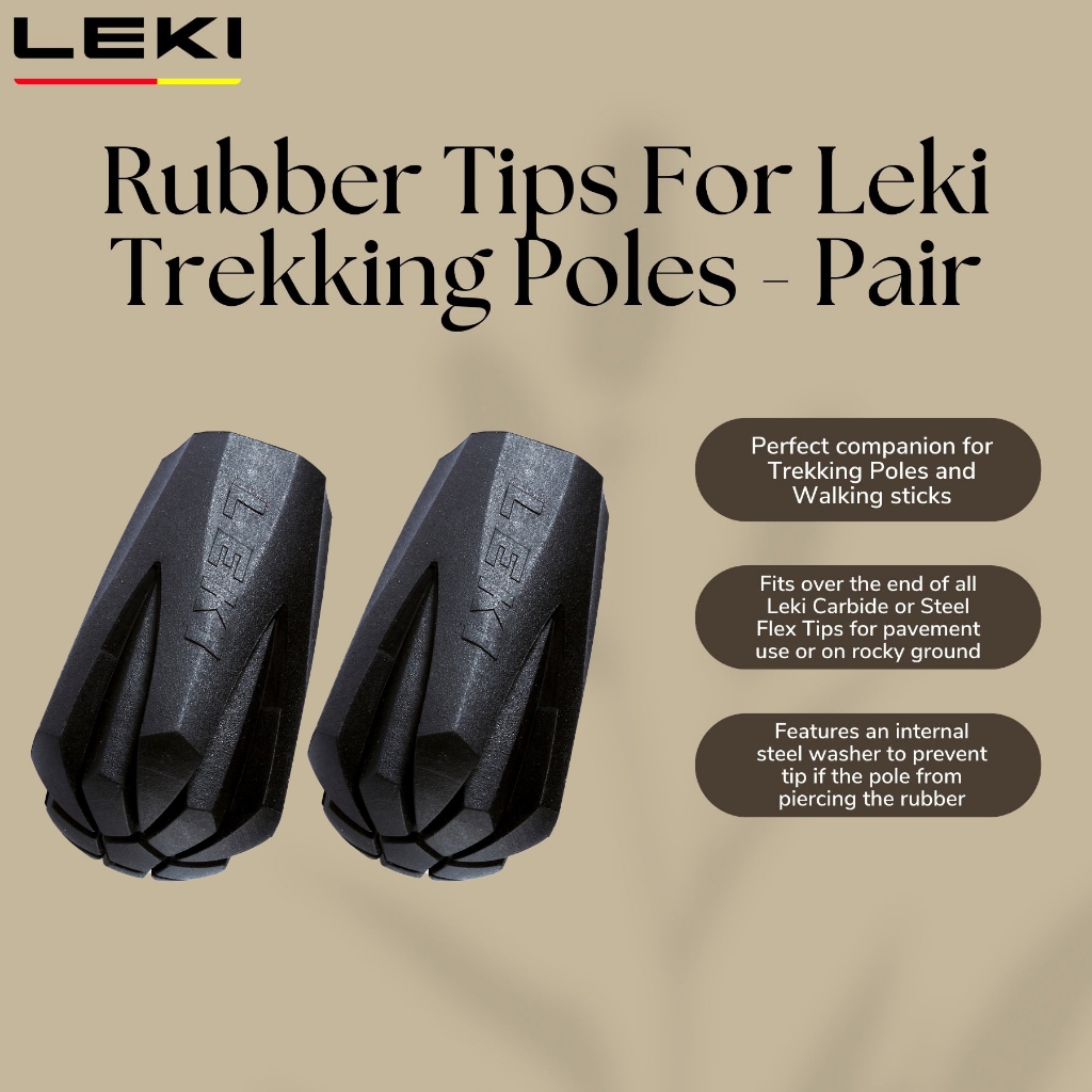 Rubber Tips For Leki Trekking Poles - Pair | Shopee Singapore