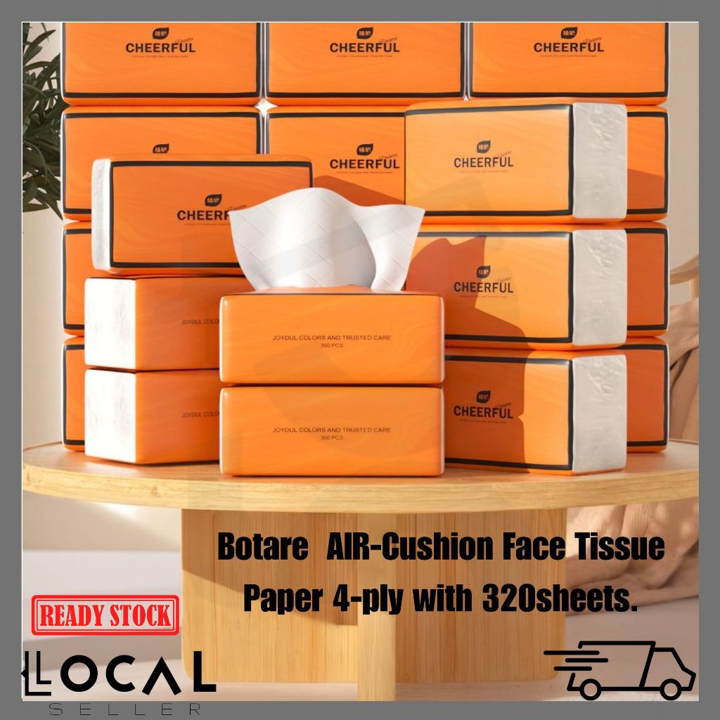 [SG Ready Stock] 20Packs/Box | Botare 4 PLY Air-Cushion Face Tissue ...
